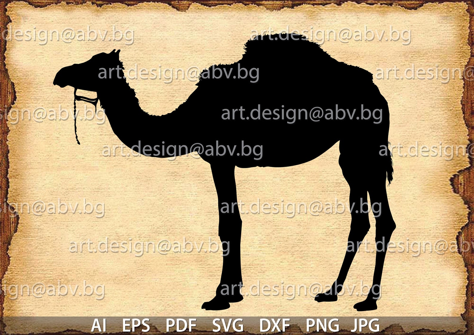 Vector CAMEL AI PNG Eps Pdf Svg Dxf Jpg Download - Etsy