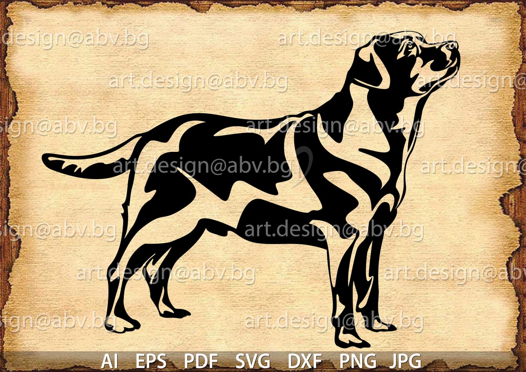 Labrador Retriever Vector Dog Image (digital Download) - Etsy