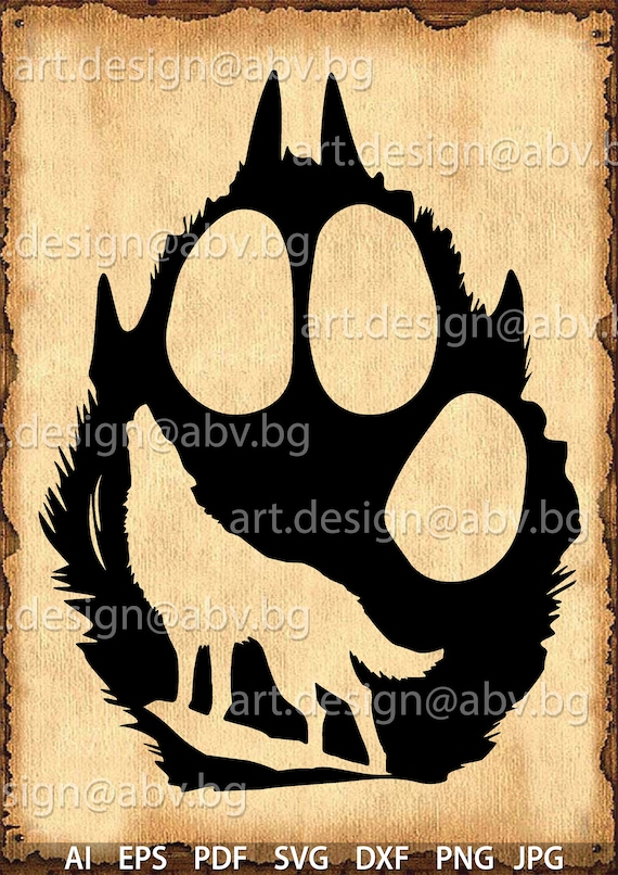 Vector STEP WOLF AI Eps Pdf Png Svg Dxf Jpg Download | Etsy Australia