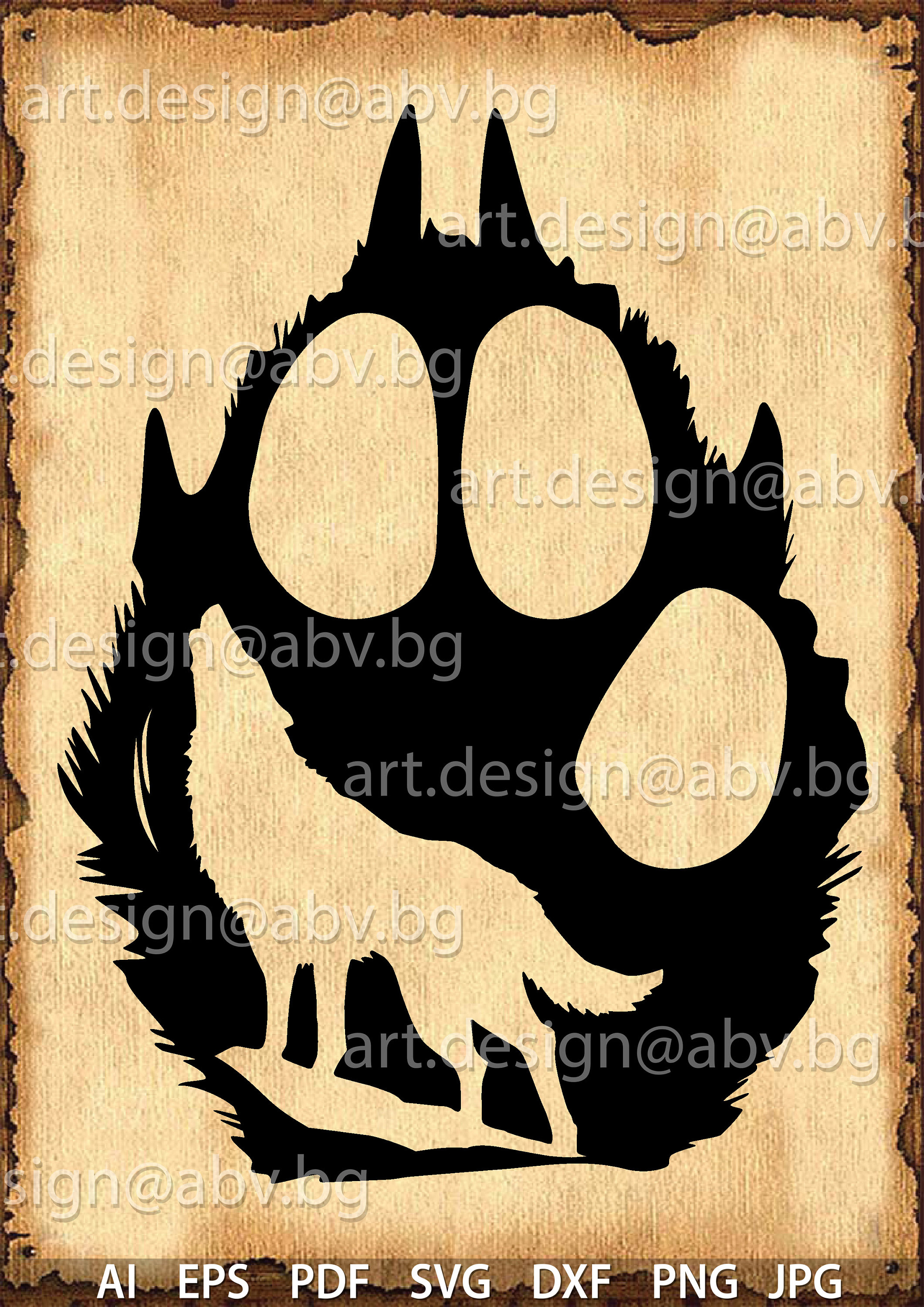 Wolf Paw Logo Design