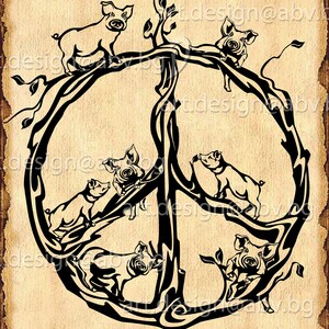 Vector PIGS Sign of Freedom AI PNG Eps Pdf Svg Dxf Jpg - Etsy