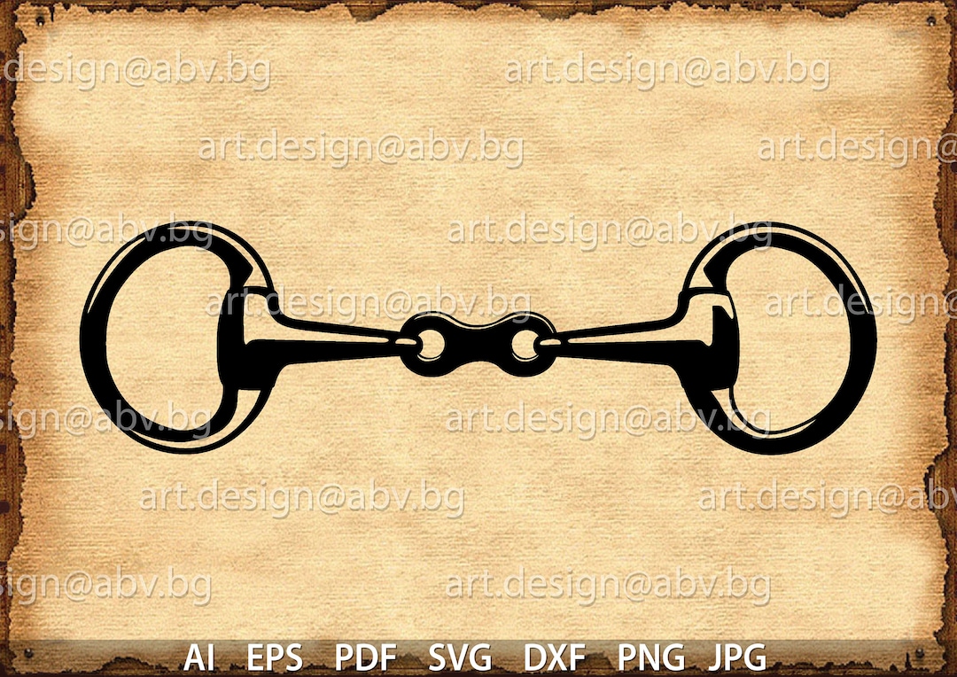Vector SNAFFLE BIT, Horse, AI, Eps, Png, Pdf, Svg, Dxf, Jpg Download ...