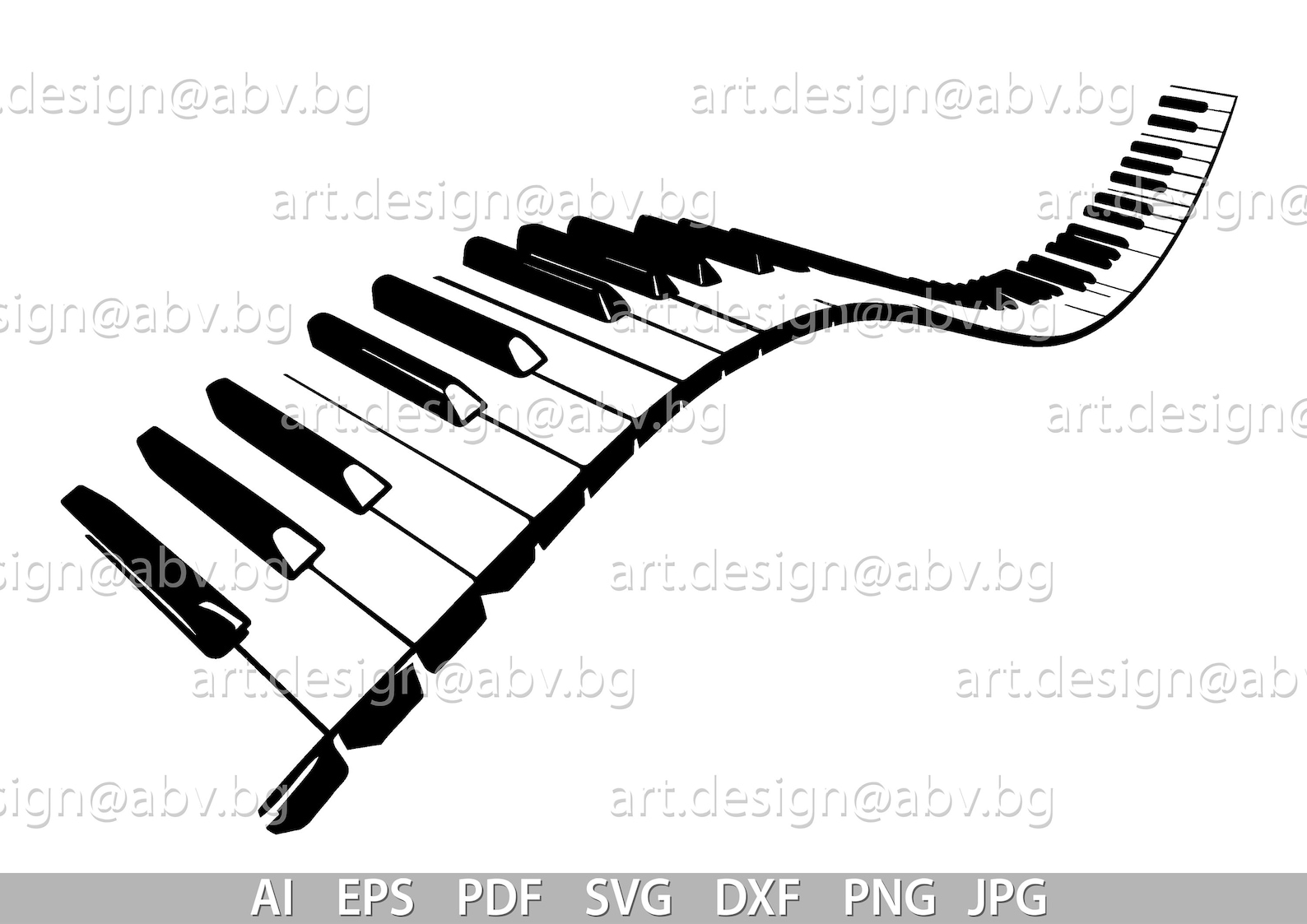 Piano Vector Art, Music Graphic (digital Download) - Etsy