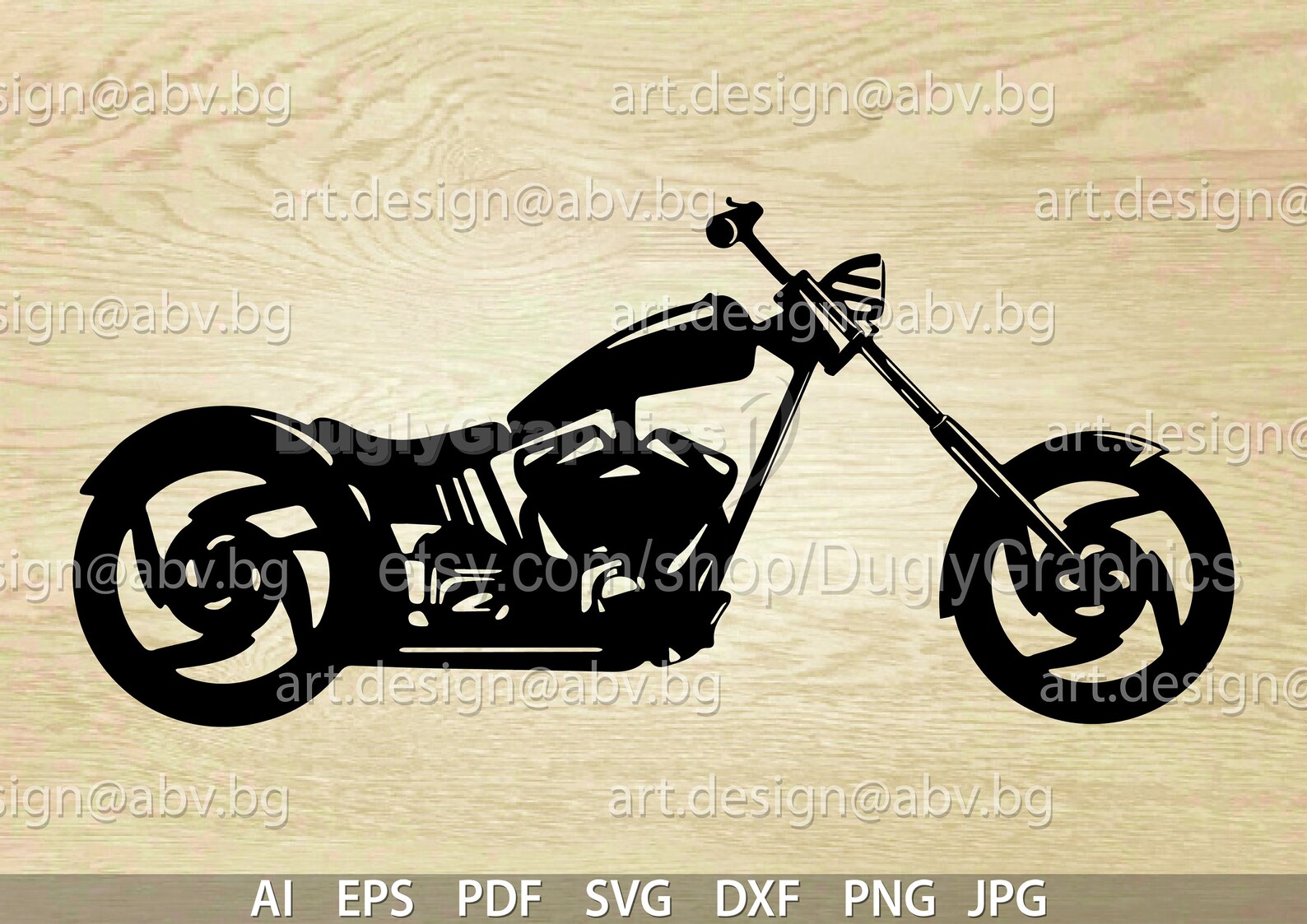 Vector MOTORCYCLE Ai Eps Pdf PNG Svg Dxf Jpg Download - Etsy