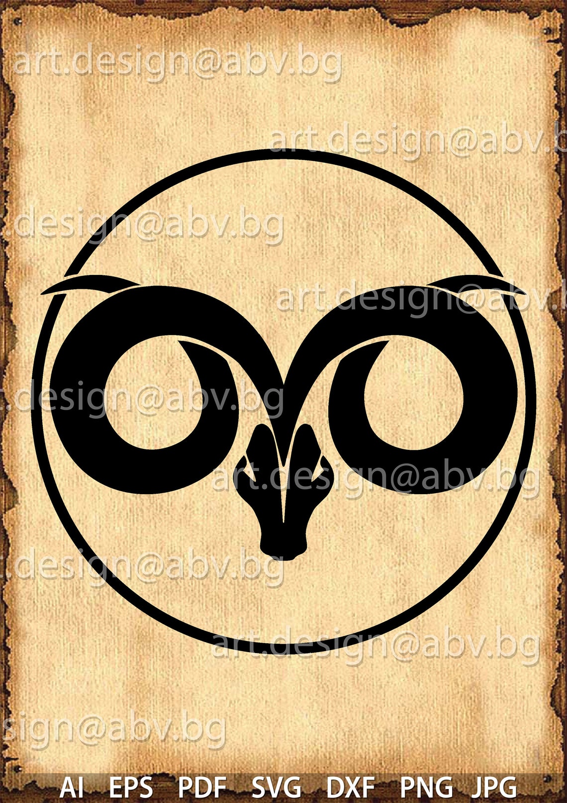 Vector ZODIAC ARIES AI Eps Pdf Png Svg Dxf Jpg Image | Etsy