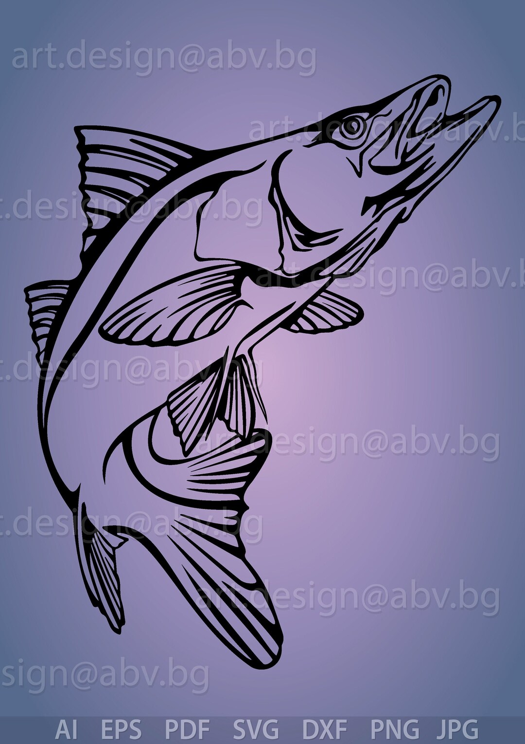 Snook Fish Vector Art: Graphic Image (digital Download) - Etsy