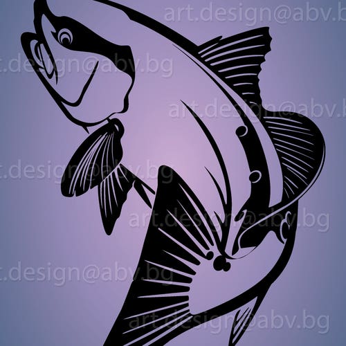 Vector RED FISH FIN Tail Ai Eps Pdf Png Svg Dxf Jpg - Etsy Canada