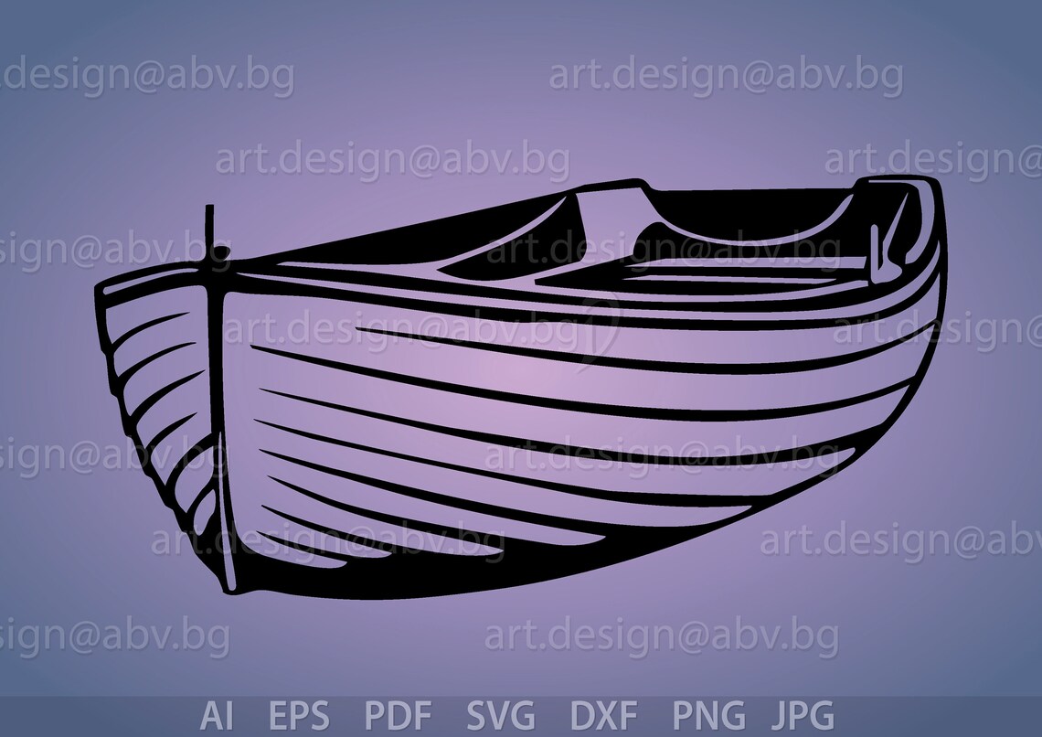 Vector BOAT Ai Eps Svg Dxf Pdf Png Jpg Download - Etsy Canada