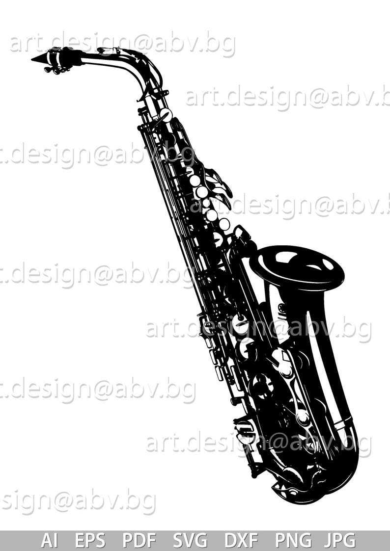 Vector BRASS musical instrument AI eps PNG pdf svg dxf | Etsy