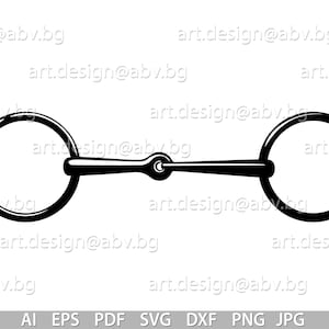 Vector SNAFFLE BIT, Horse, AI, Eps, Png, Pdf, Svg, Dxf, Jpg Download ...