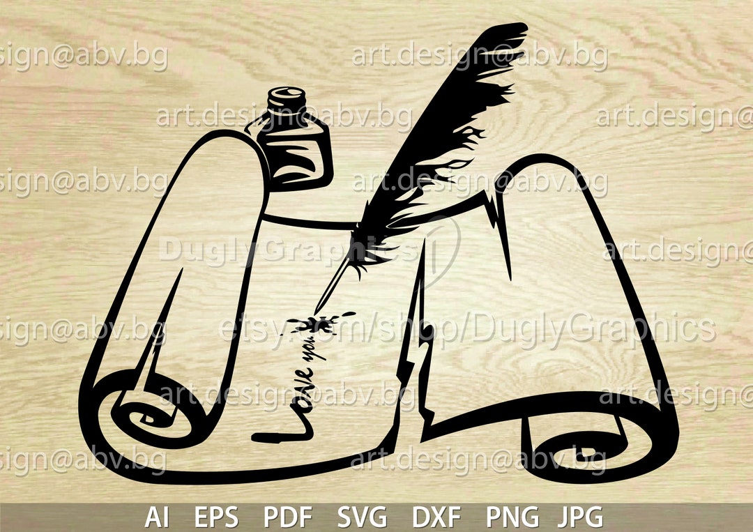 Vector PAPYRUS and Ink Svg Pdf Ai Eps Dxf Png Jpg Download Files ...