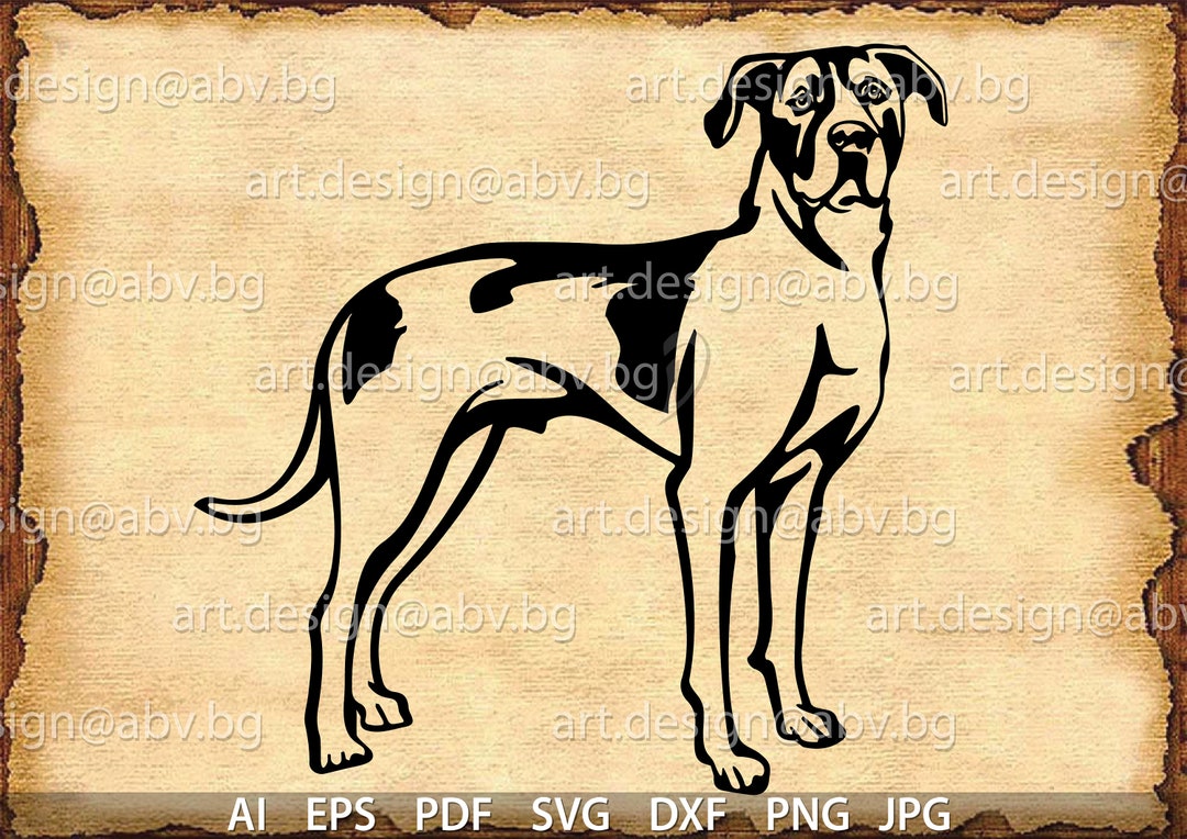Vector DOG Pig Dog Bull Arab AI Png Pdf Eps Svg Dxf Jpg Download ...