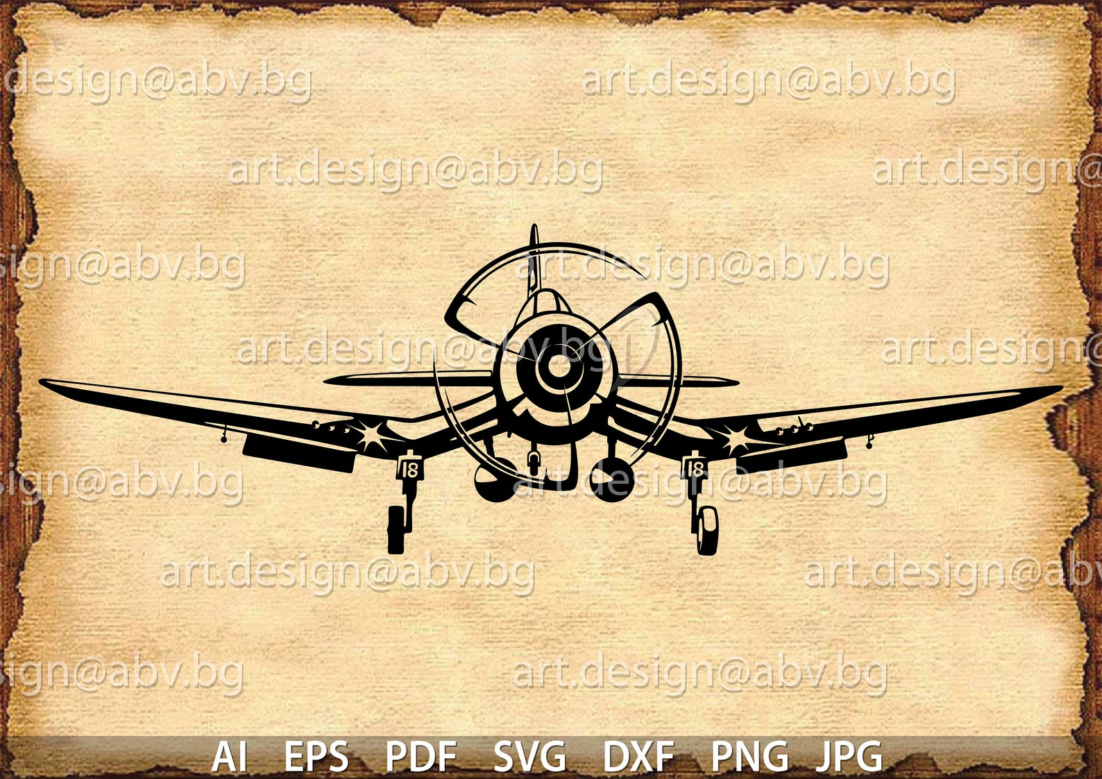 Airplane Vector Graphic (svg, Dxf, Png, Jpg) (digital Download) - Etsy