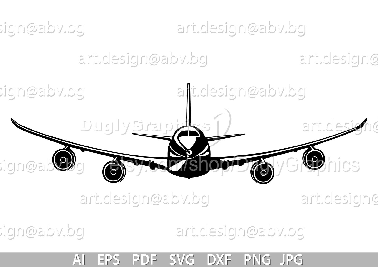 Vector AIRPLAN SVG Dxf AI Eps Pdf Png Jpg Download - Etsy