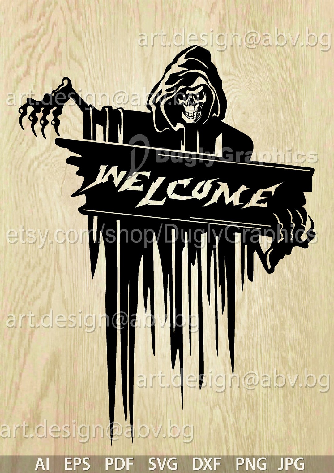Vector HALLOWEEN Ghost, WELCOME, Ai, Eps, Pdf, Svg, Dxf, PNG, Jpg ...