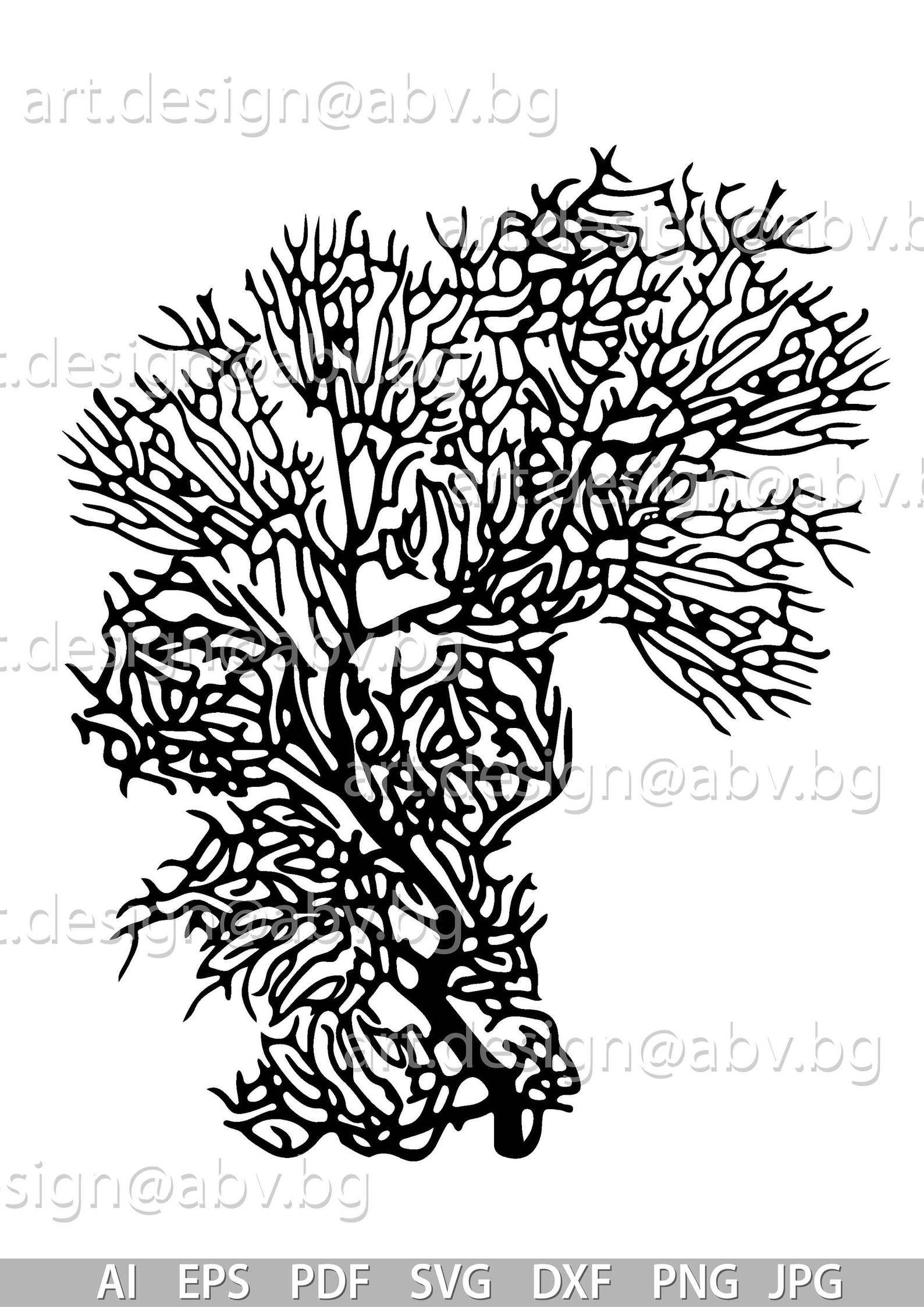 Vector CORAL AI Eps Pdf Svg Dxf Png Jpg Image Graphic - Etsy