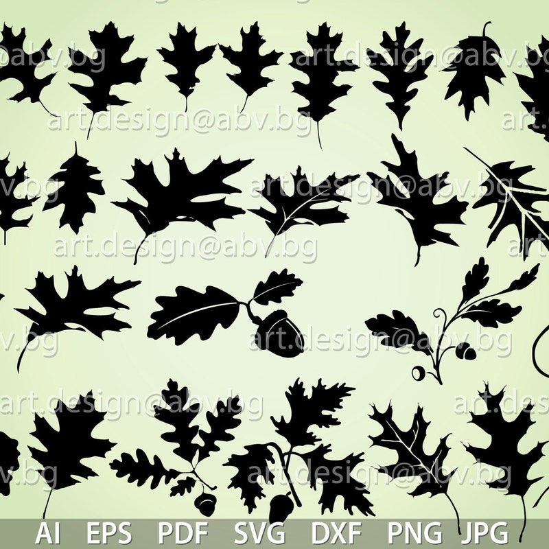 Oak Tree Svg - Etsy