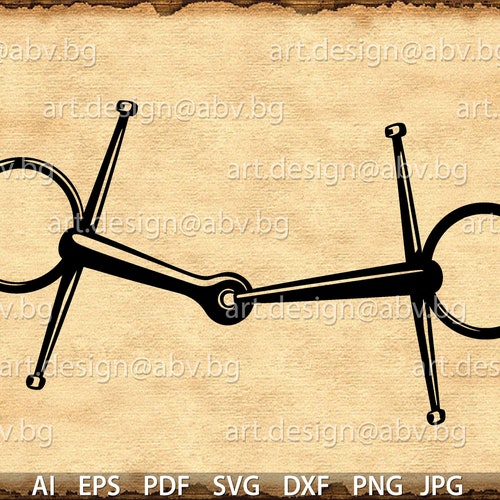 Vector SNAFFLE BIT Horse AI Eps Png Pdf Svg Dxf Jpg - Etsy