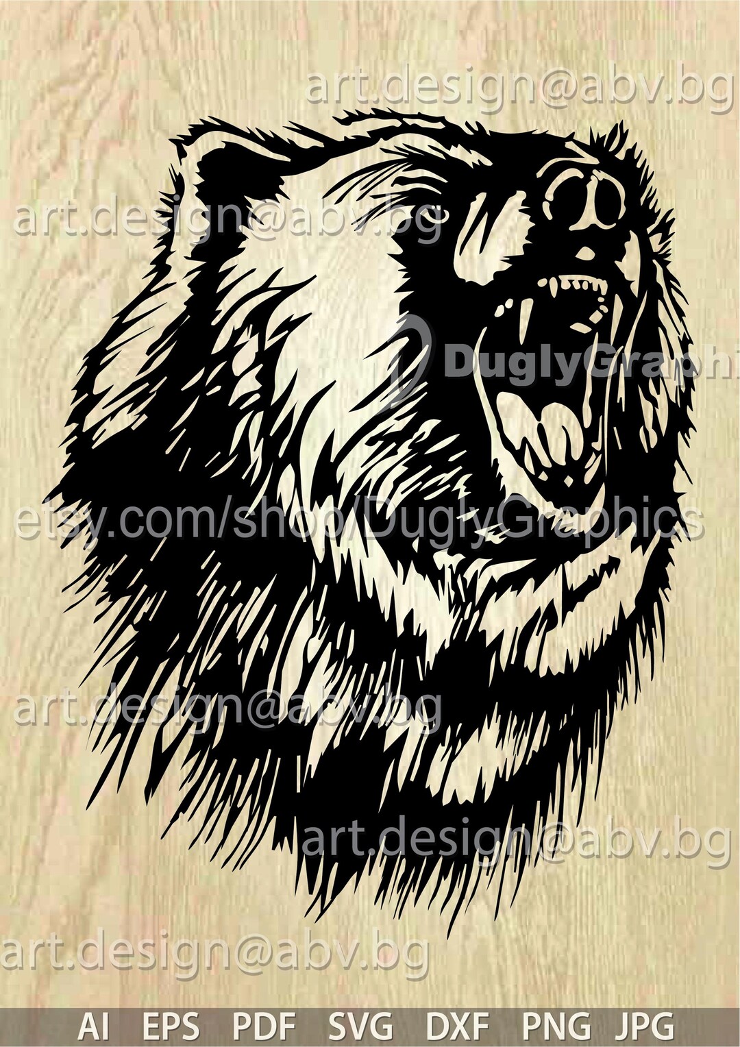 Vector BEAR, AI, Eps, Pdf, Svg, Dxf, Png, Jpg Image Download Artwork ...