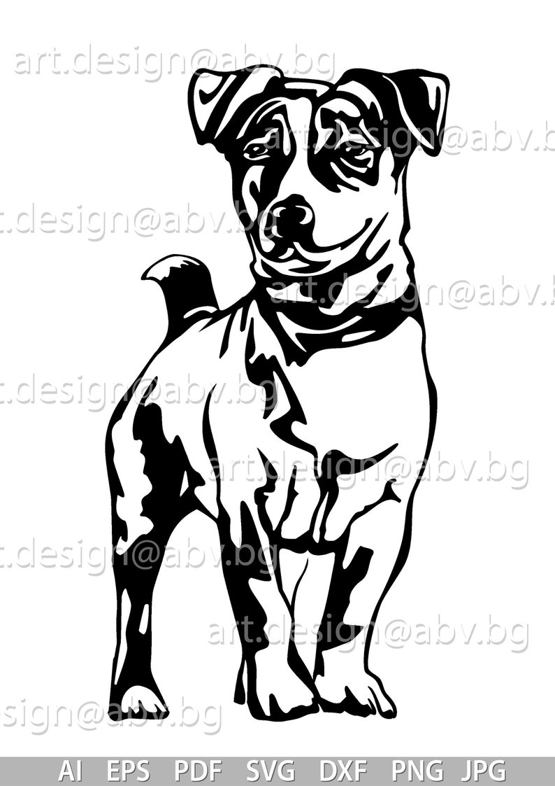 Vector JACK RUSSELL Terrier Dog SVG Ai Png Pdf Eps Dxf - Etsy