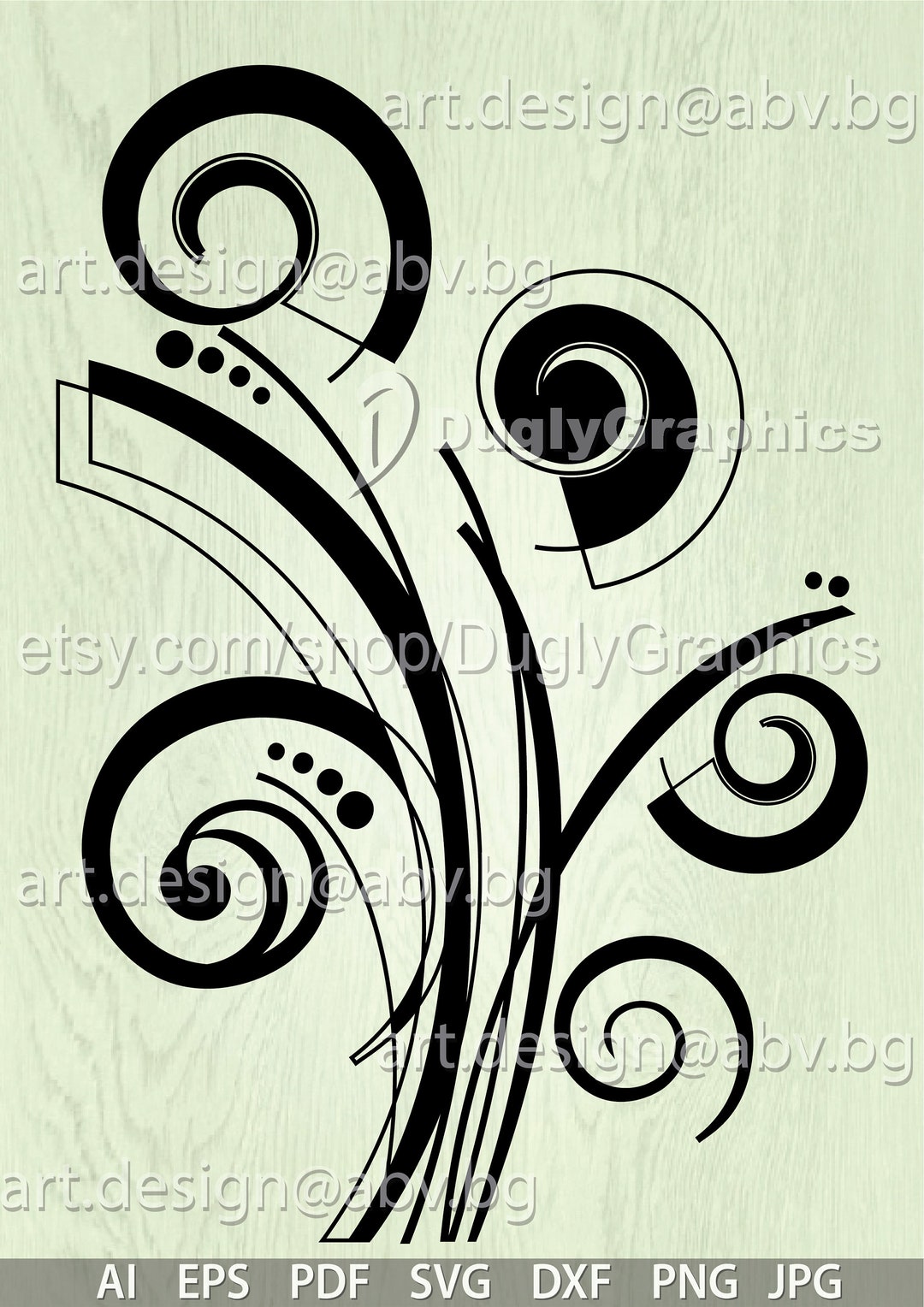 Vector FLOWERS, Oval, Fibonacci Spiral, AI, Eps, PNG, Svg, Pdf, Dxf ...