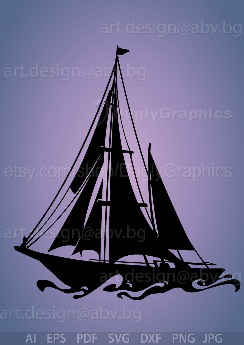 BARCO vectorial con velas, ai, eps, svg, dxf, pdf, png, jpg Descargar ...