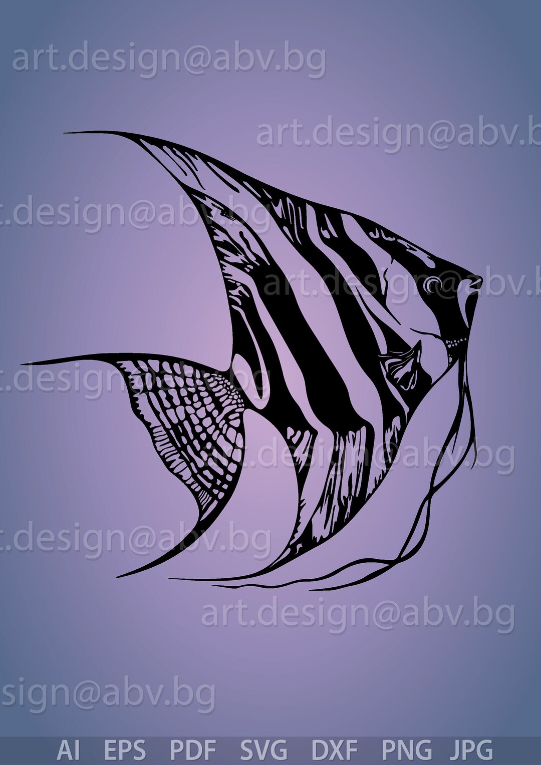 Vector FISH, AI, Eps, Pdf, PNG, Svg, Dxf, Jpg Image Graphic Digital ...