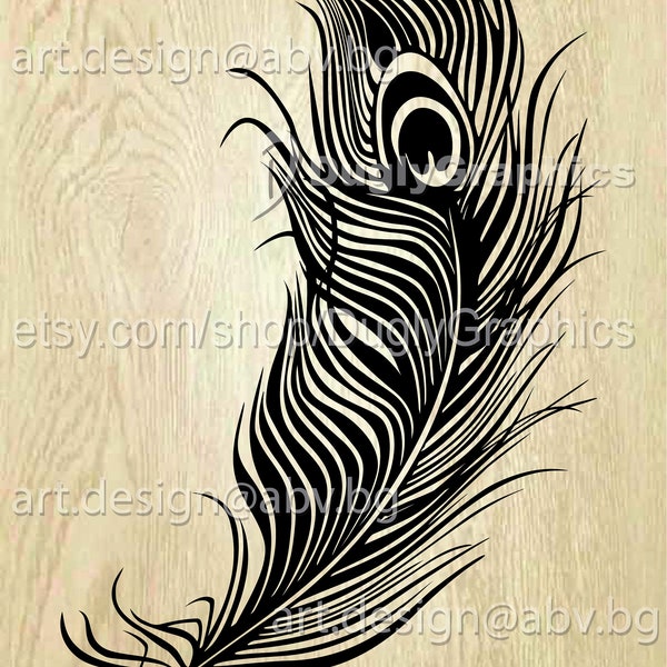 Peacock Feather Svg - Etsy