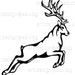 Vector DEER Jump AI Eps PNG Pdf Svg Dxf Jpg Download - Etsy