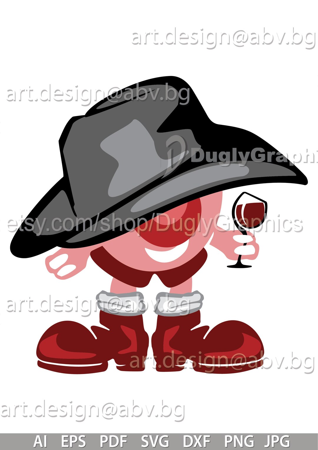 Vector CUTE GNOME, Dwarf, Wime AI, Pdf, Eps, Svg, Dxf, Png, Jpg ...