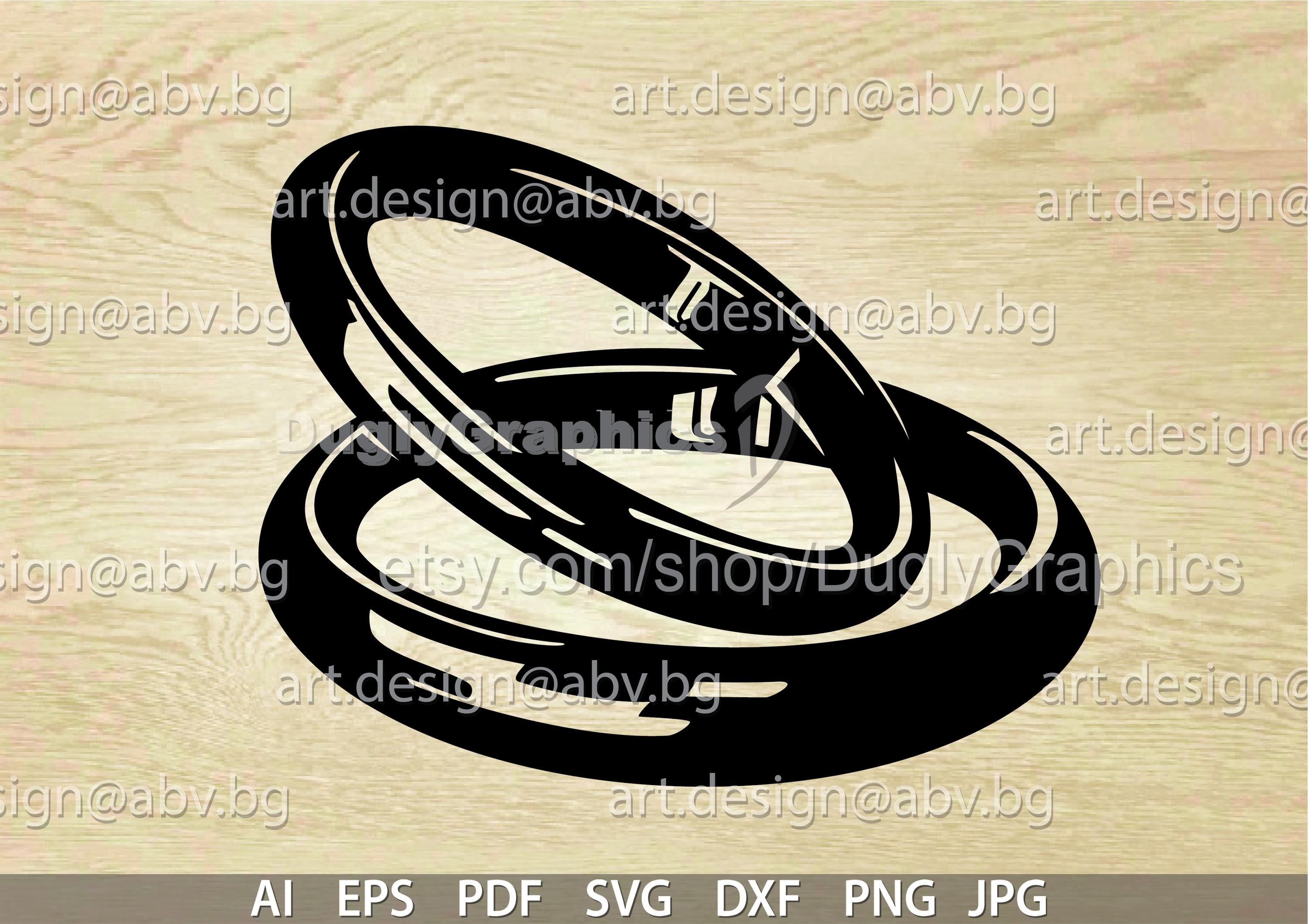 Vector Wedding Rings Image (digital Download) - Etsy