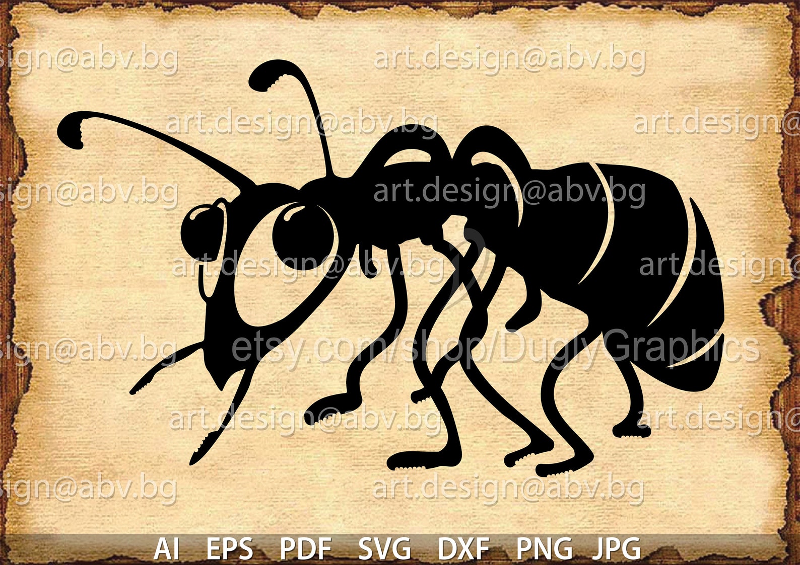 Vector ANT SVG AI Eps Pdf Svg Dxf Png Jpg Download - Etsy