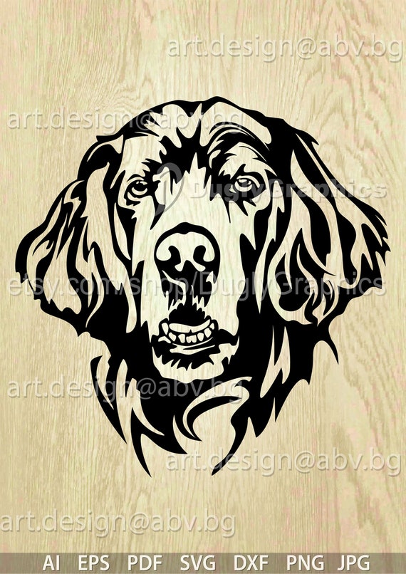 Vector DOG English Setter Head Ai Png Pdf Eps Svg Dxf | Etsy
