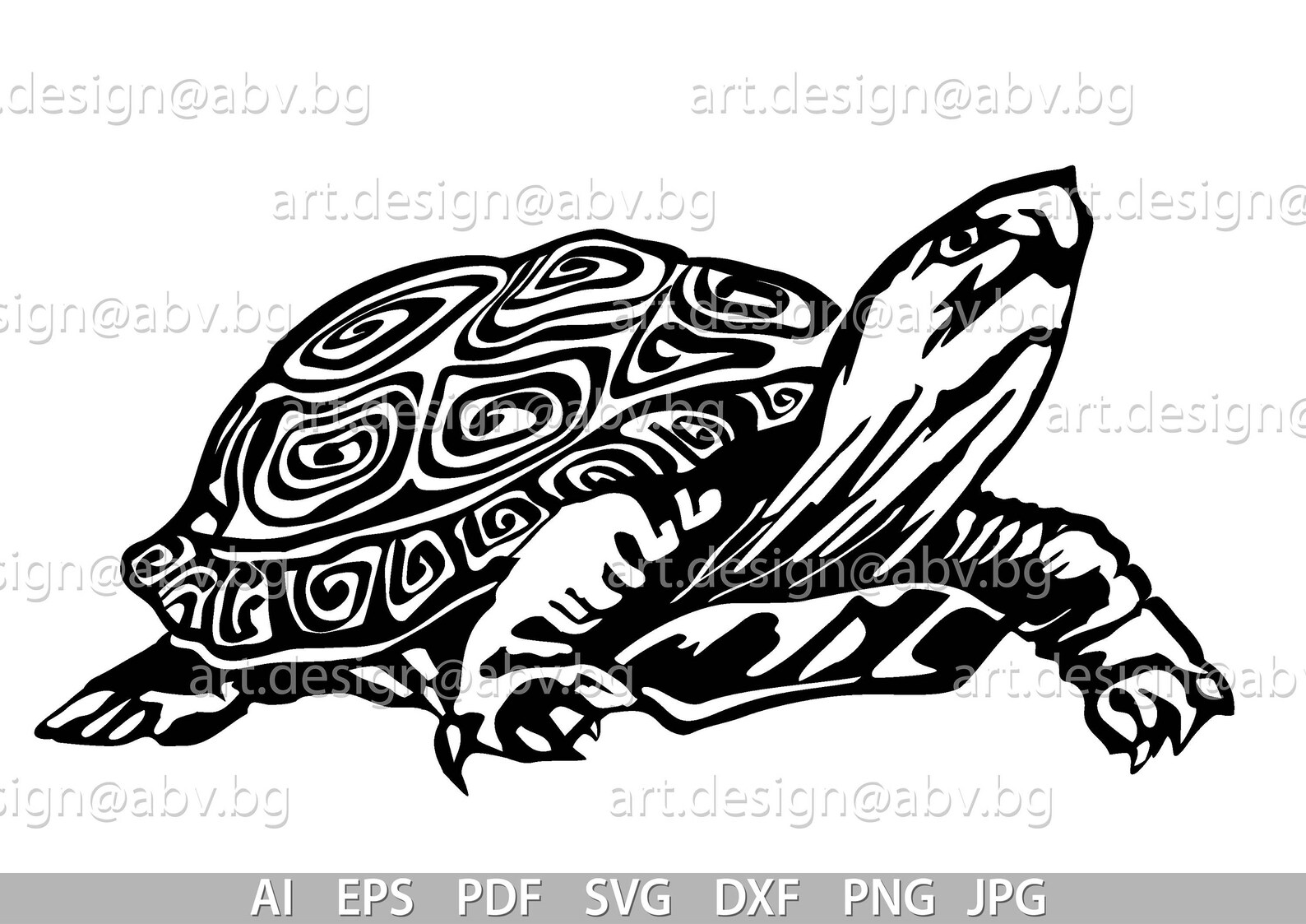 Vector TORTOISE turtle SVG DXF ai eps pdf png jpg | Etsy