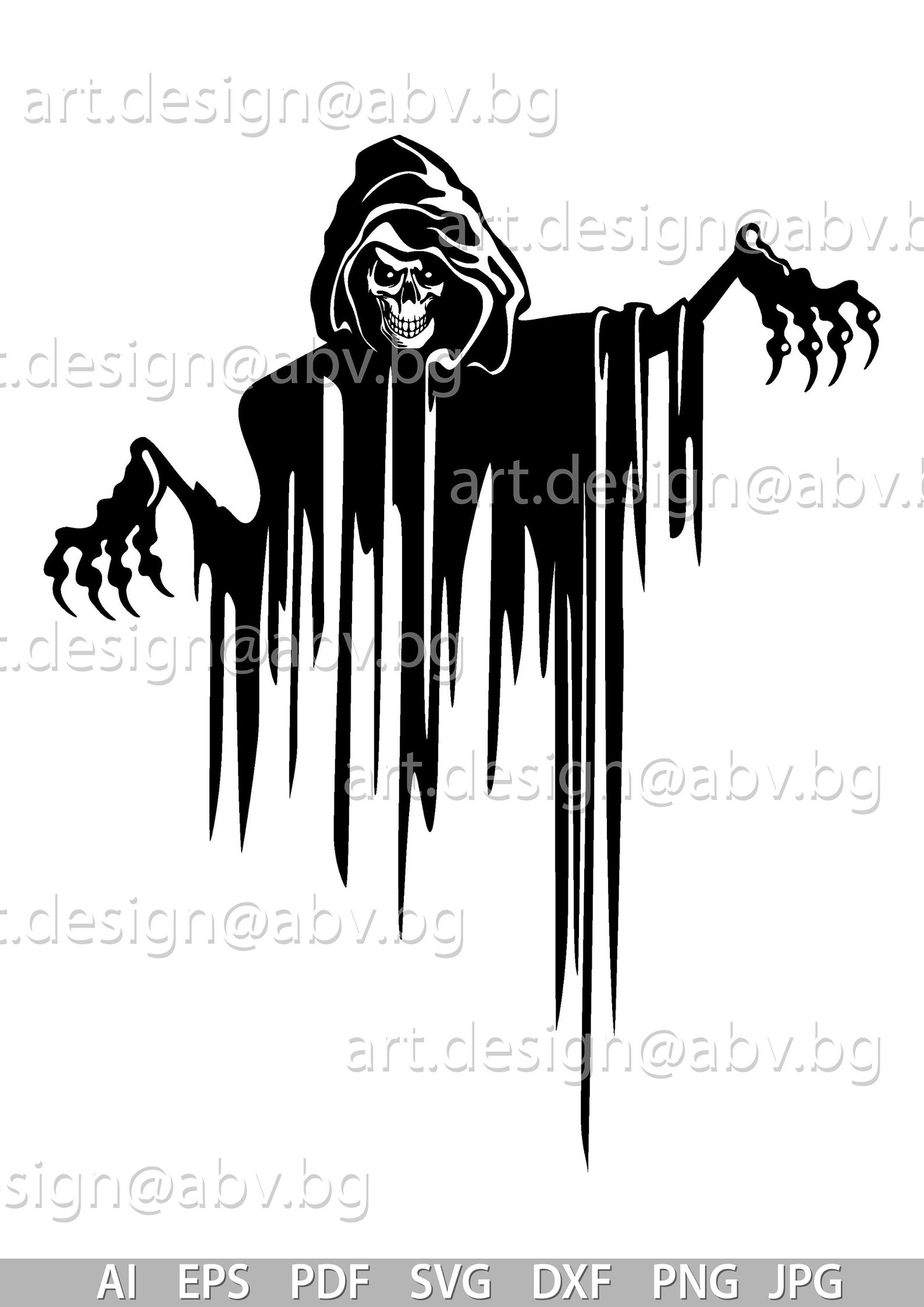 Vector SKELETON SVG Ai Epspdf Dxf PNG Jpg Download - Etsy