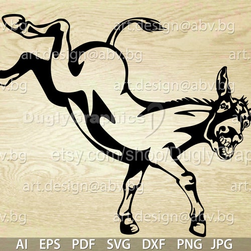 Donkey Svg Donkey Png Donkey Dxf Donkey Eps Donkey Vector - Etsy Hong Kong
