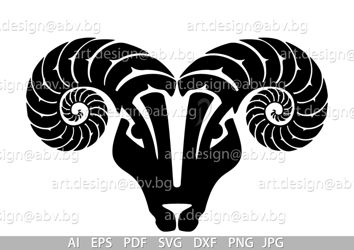 Vector RAM AI Eps Pdf Png Svg Dxf Jpg Download Artwork | Etsy