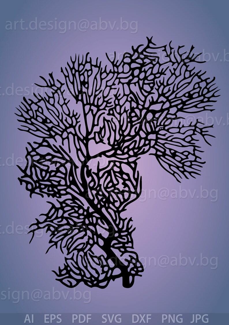 Vector CORAL AI Eps Pdf Svg Dxf Png Jpg Image Graphic - Etsy