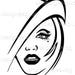 Vector FACE, Woman, SVG, Dxf, Ai, Eps, Pdf, Png, Jpg Download, Digital ...
