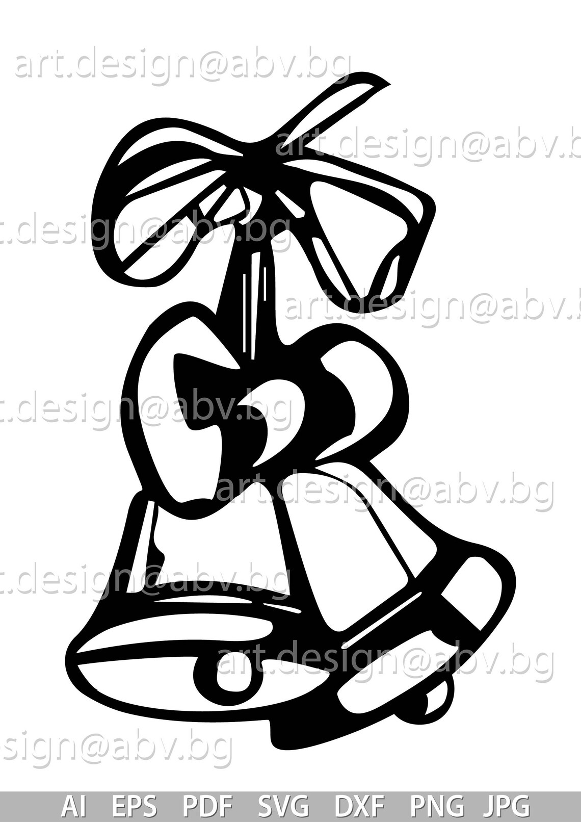 Vector BELLS Ai Eps Pdf Svg Dxf Png Jpg Download | Etsy