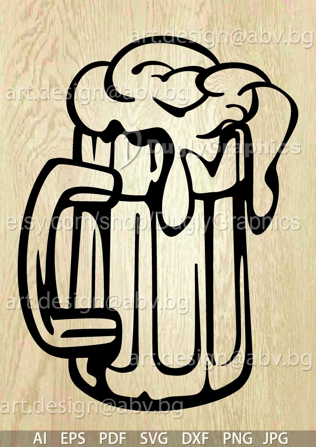 Vector GLASS of BEER, AI, Eps, Pdf, Svg, Dxf, Png, Jpg Download Files ...