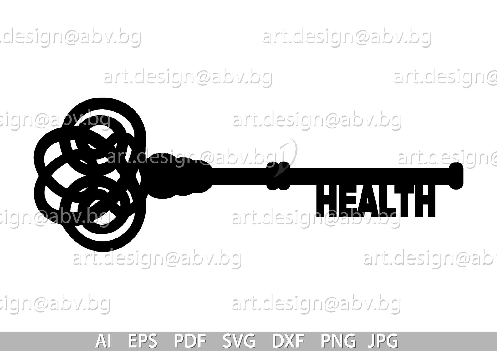 Vector KEY Health AI Eps Pdf Svg Dxf Png Jpg Download | Etsy