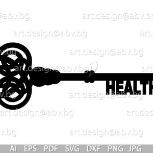Vector KEY, Health, AI, Eps, Pdf, Svg, Dxf, Png, Jpg Download, Digital ...