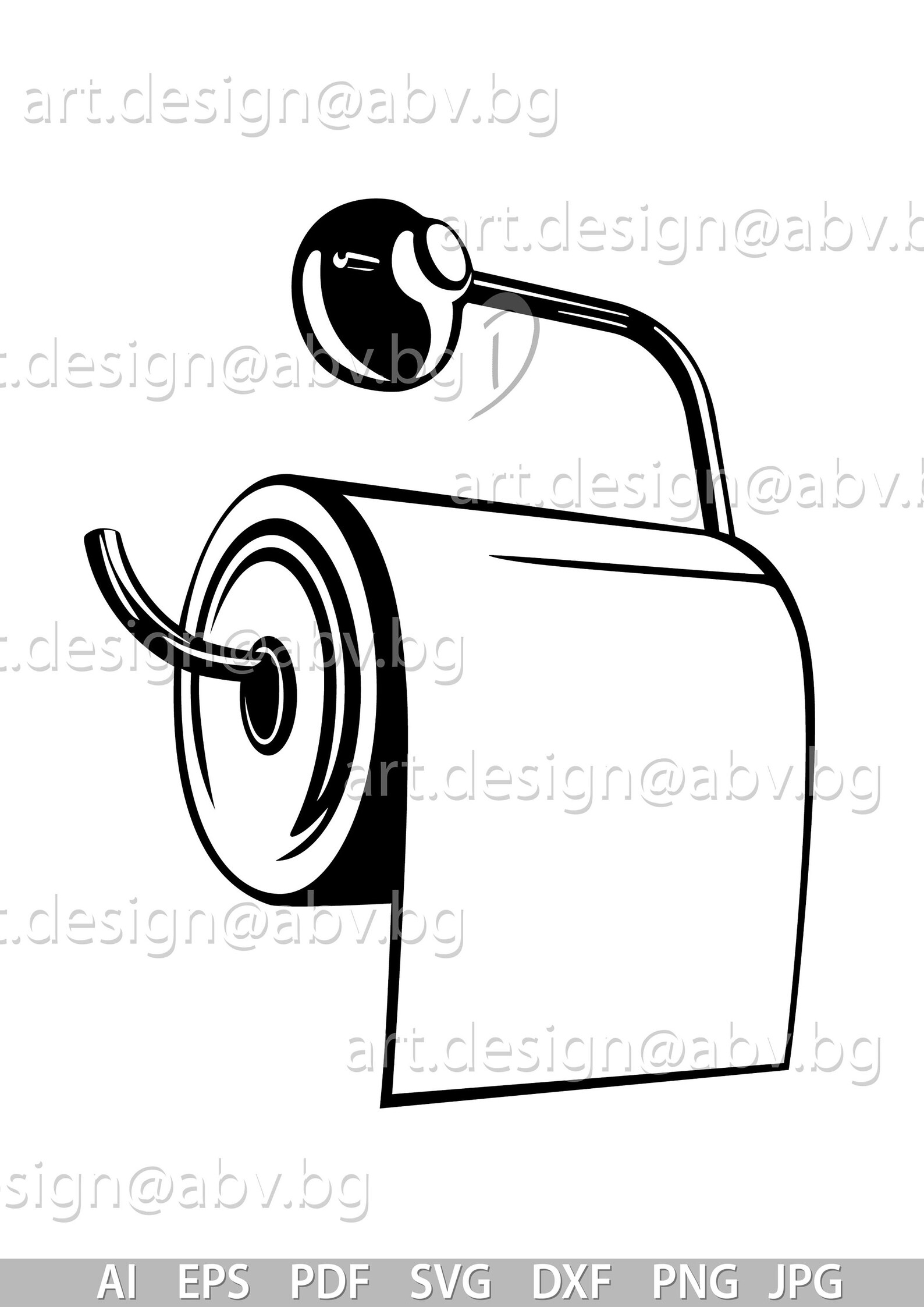 Vector TOILET PAPER, Ai, Eps, Pdf, Svg, Dxf, Png, Jpg Download Files ...