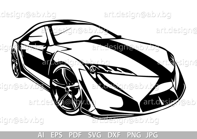 Vector AUTO SVG DXF Ai Eps Pdf Png Dxf Jpg Download - Etsy