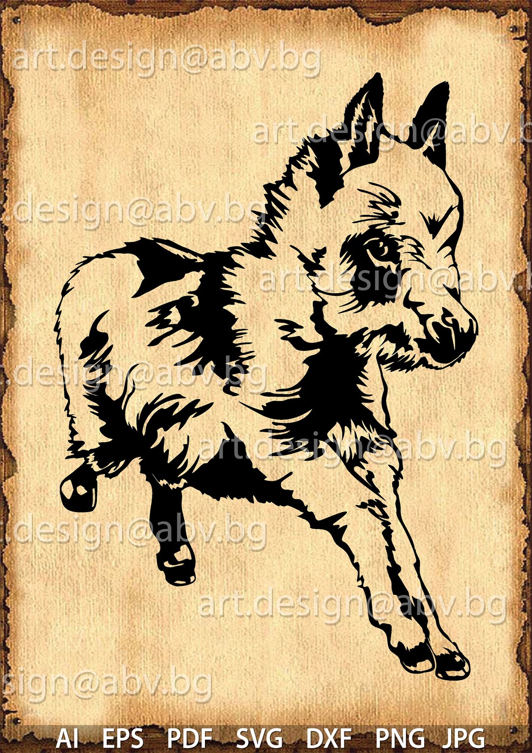 Vector DONKEY BABY, Download, Digital Image, Graphical, AI, Png, Eps ...