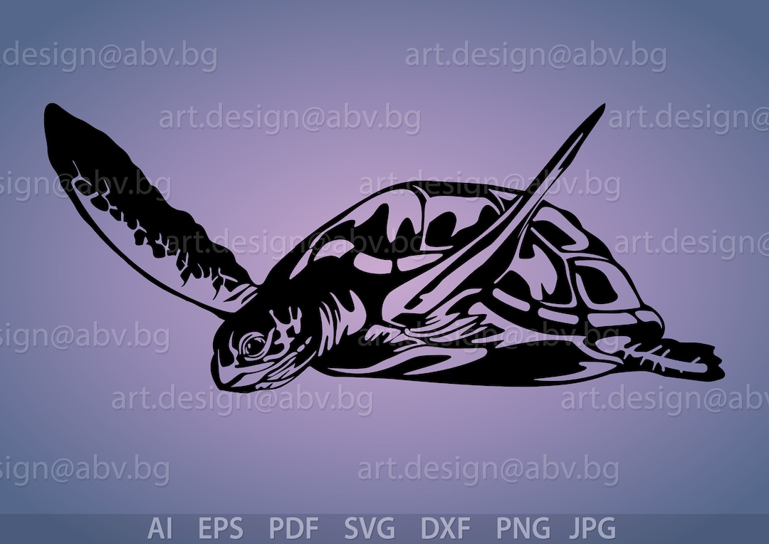 Vector TURTLE, SVG, Dxf, Ai, Eps, Pdf, Png, Jpg Download, Digital Image ...