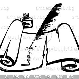 Vector PAPYRUS and Ink Svg Pdf Ai Eps Dxf Png Jpg Download Files ...