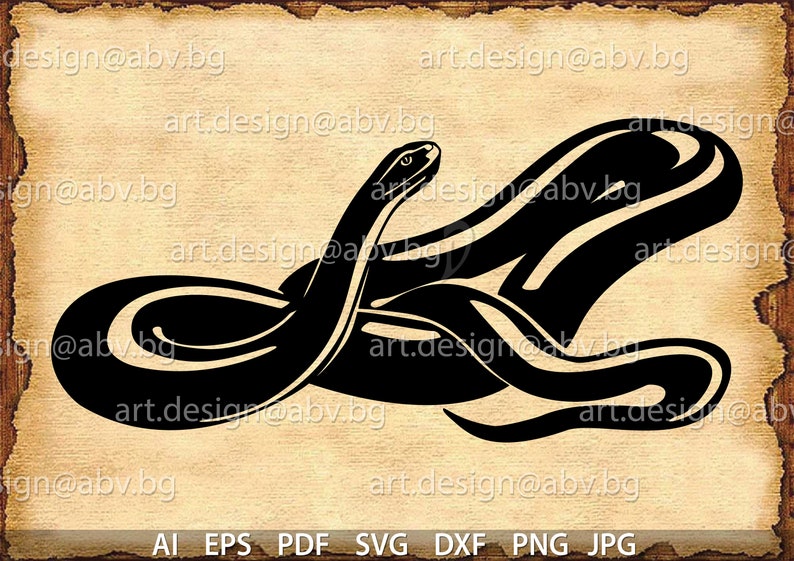 Vector SNAKE AI Png Eps Pdf Svg Dxf Jpg Download - Etsy