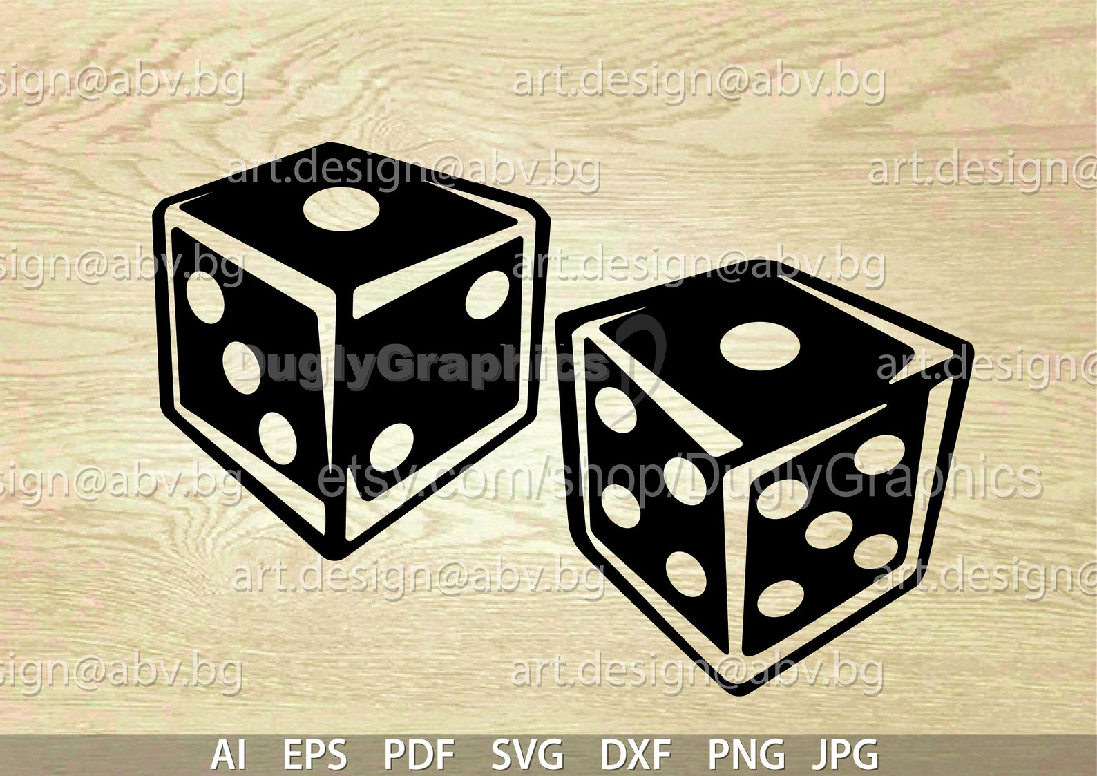 Vector DICE, 2 Variants, Ai, Eps, Pdf, SVG, Dxf, Png, Jpg Download ...